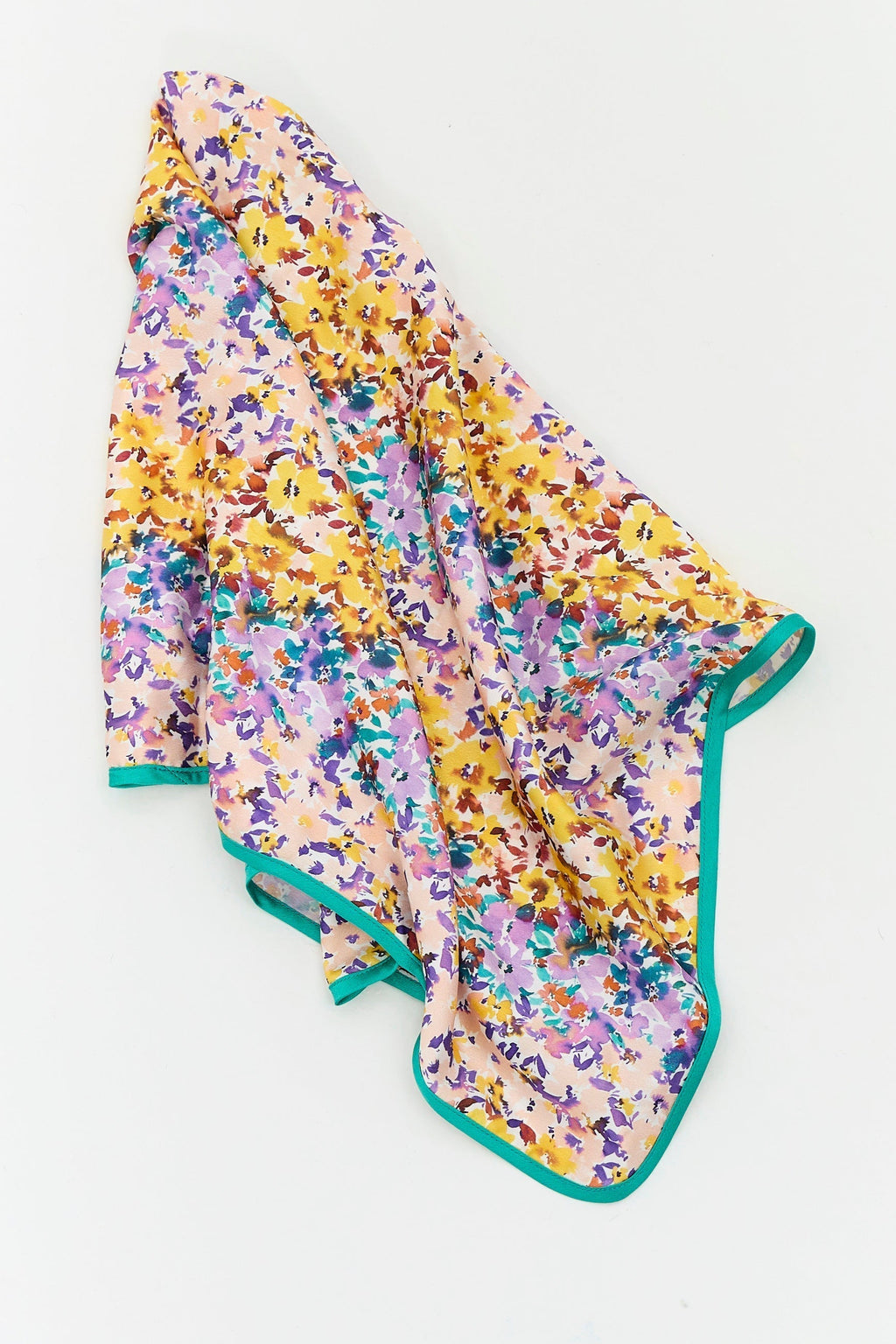 Satin Multi-Use Scarf - Gradient Floral – LA PORTE